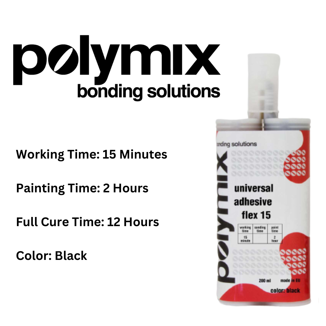 Polymix Universal Adhesive Flex 15 (200ml) SEMA EXLUSIVE – Collision ...