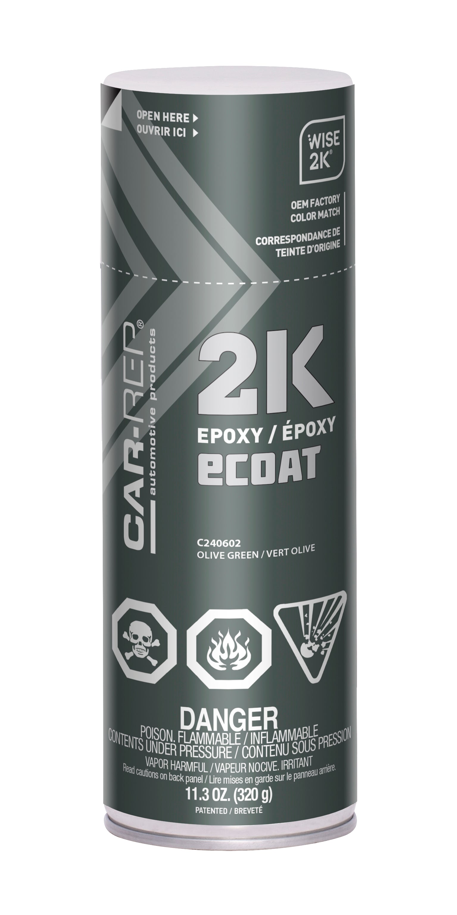 Car-Rep 2K Epoxy eCoat DTM Olive Green 400ml – Shop Collision